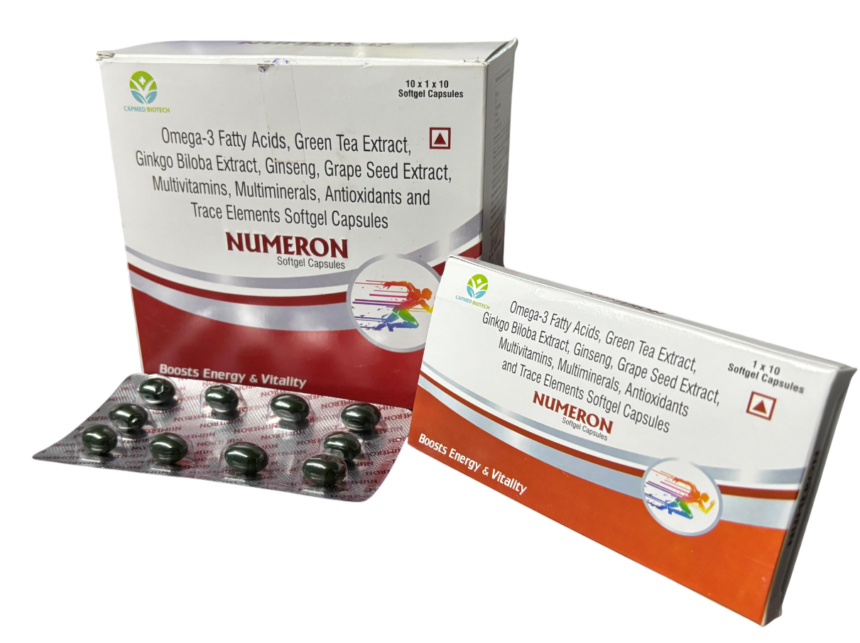 Numeron Soft Gelatin Capsules – Capmed Biotech